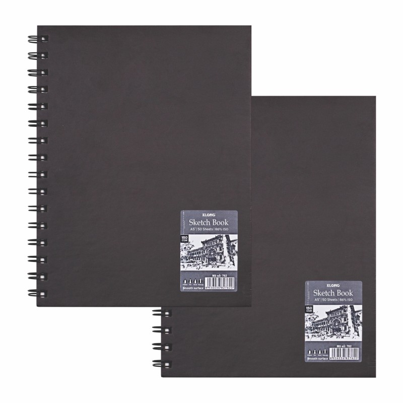 Sổ vẽ phác thảo giấy trơn Sketch Book A5+ 50 tờ 150 g/m²; MS: 762